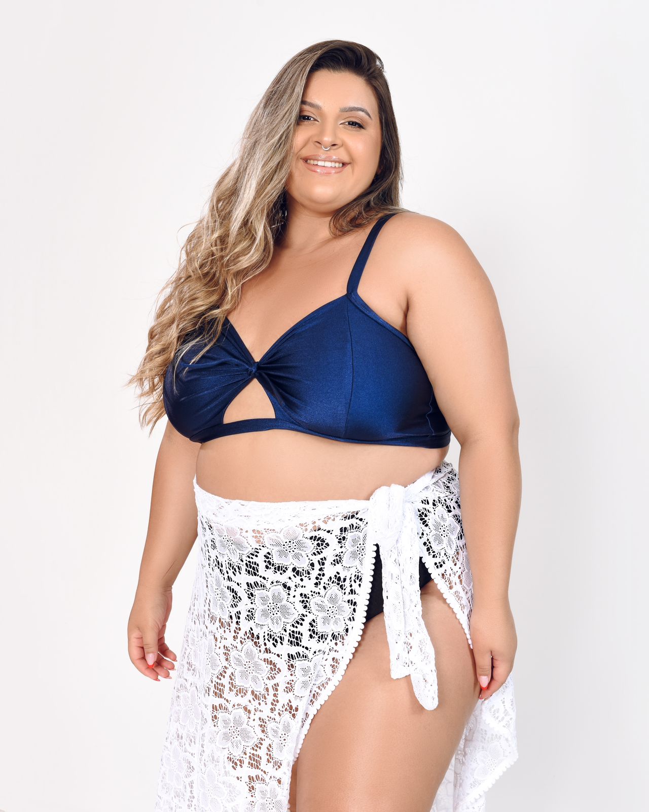 POWER FIT - Cropped de Biquíni Avulso 2 em 1 (Plus Size)